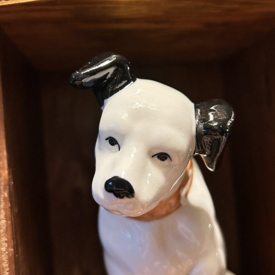 Japan Vintage Ceramic RCA Victor Phonograph Nipper Dog | RARE FIND ZAKKA